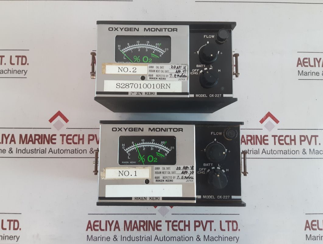 Riken Keiki Ox-227 Oxygen Monitor – Aeliya Marine
