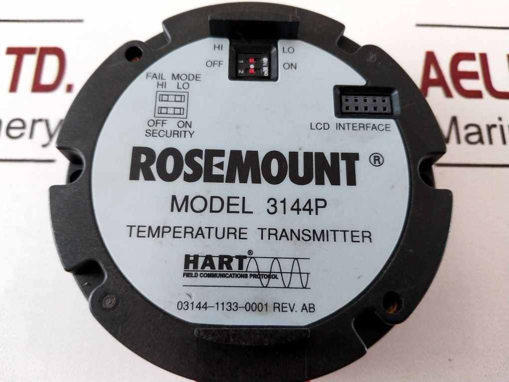 Rosemount 3144P Temperature Transmitter – Aeliya Marine Tech Pvt. Ltd.