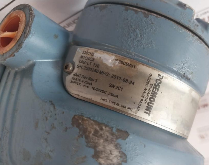 Rosemount 5300 Series Guided Wave Radar Level Transmitter 4-20Ma 16-30 ...
