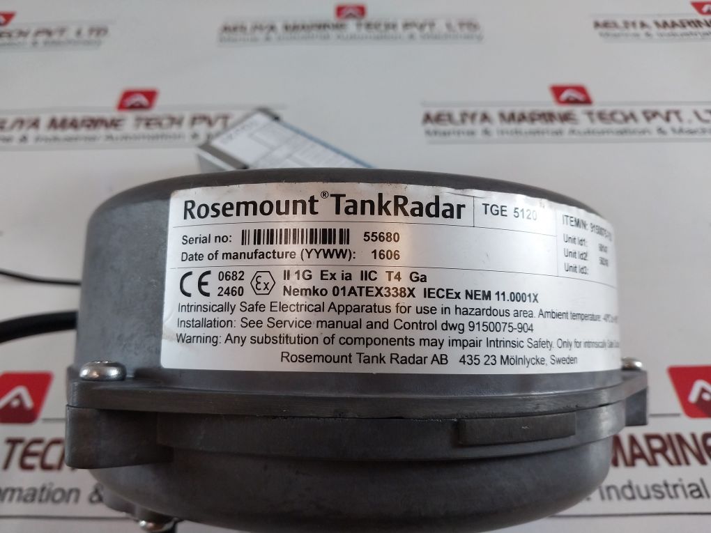 Rosemount Tge 5120 Tank Radar – Aeliya Marine