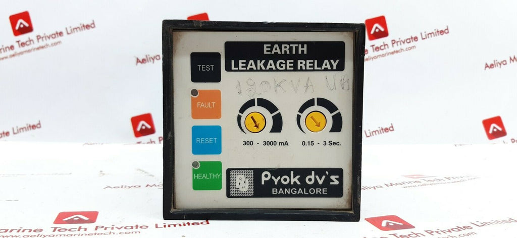 Prok dv's earth leakage relay – Aeliya Marine