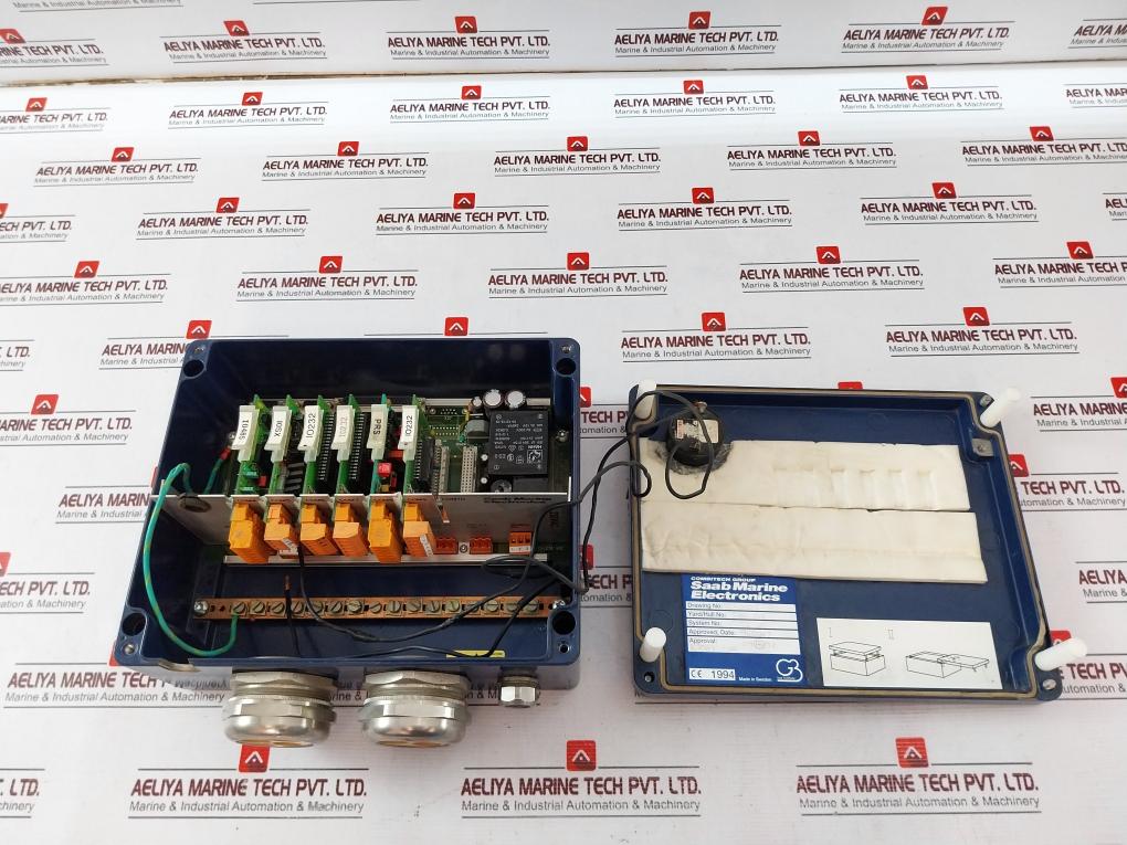 Saab Marine 924005504 C Tank Radar I/O Box Relay And Terminal Unit ...