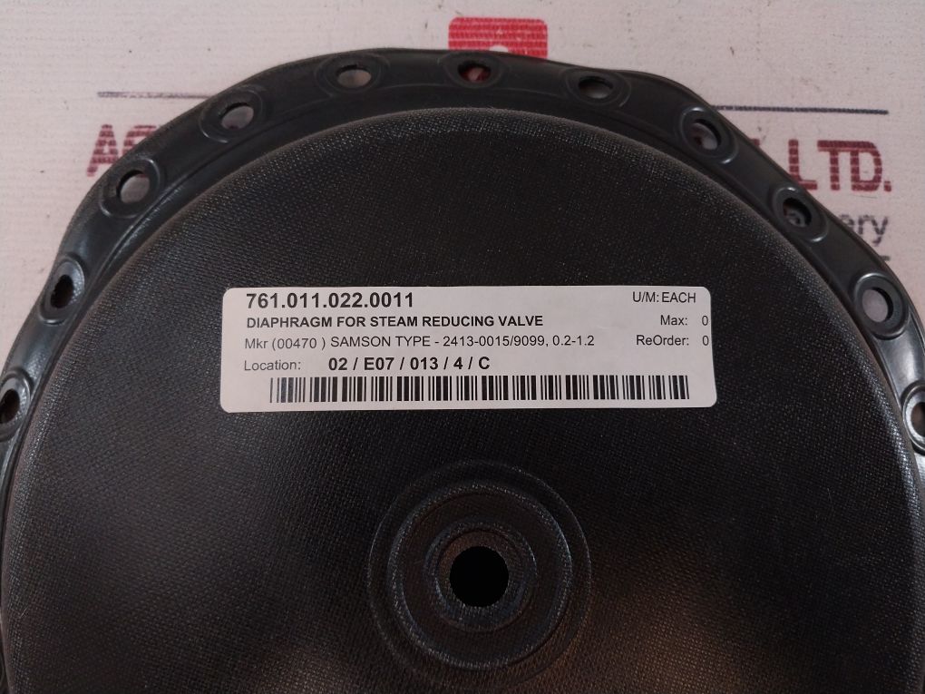 Samson 0520-0853 Diaphragm For Steam Reducing Valve – Aeliya Marine