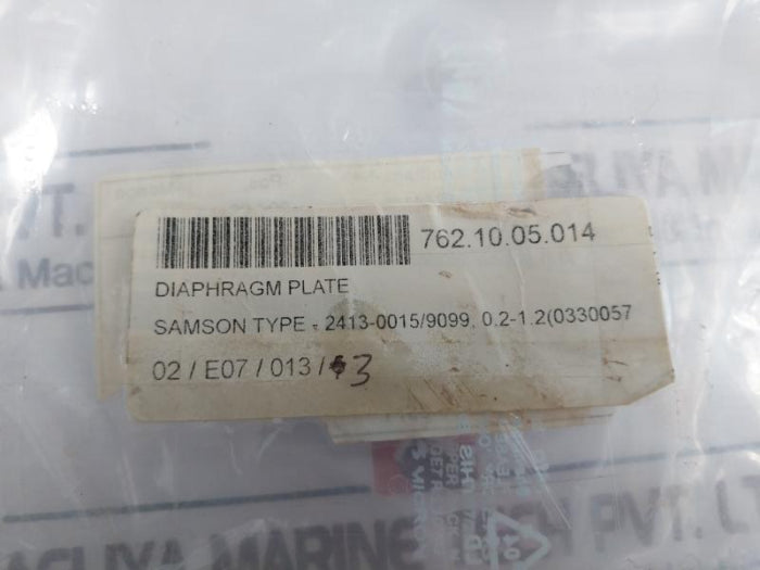 Samson 2413-0015/9099 Diaphragm Plate – Aeliya Marine