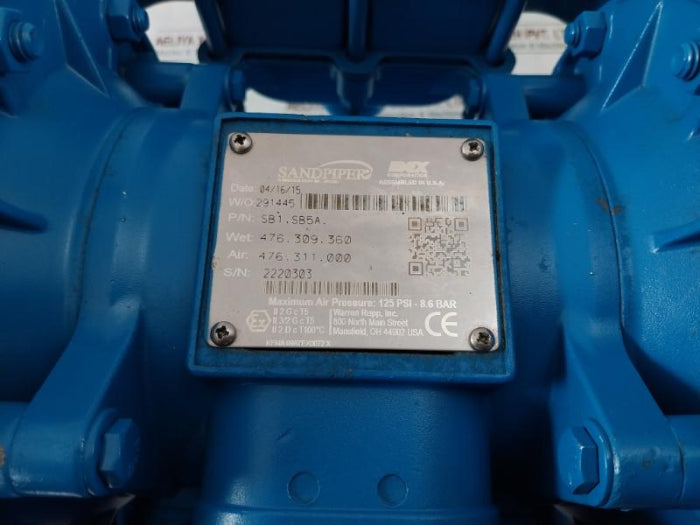 Sandpiper Sb1.Sb5A Metallic Hydraulic Feed Pump – Aeliya Marine