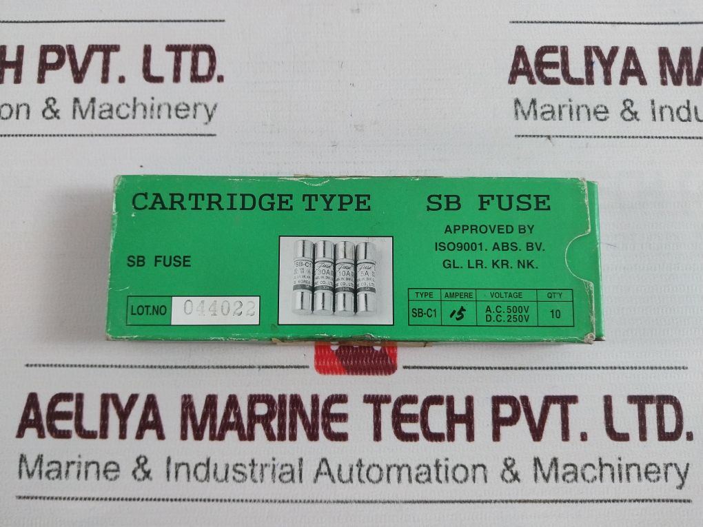 Lot of 3X SB Fuse SB-C1 AC 500V DC 250V 15A – Aeliya Marine