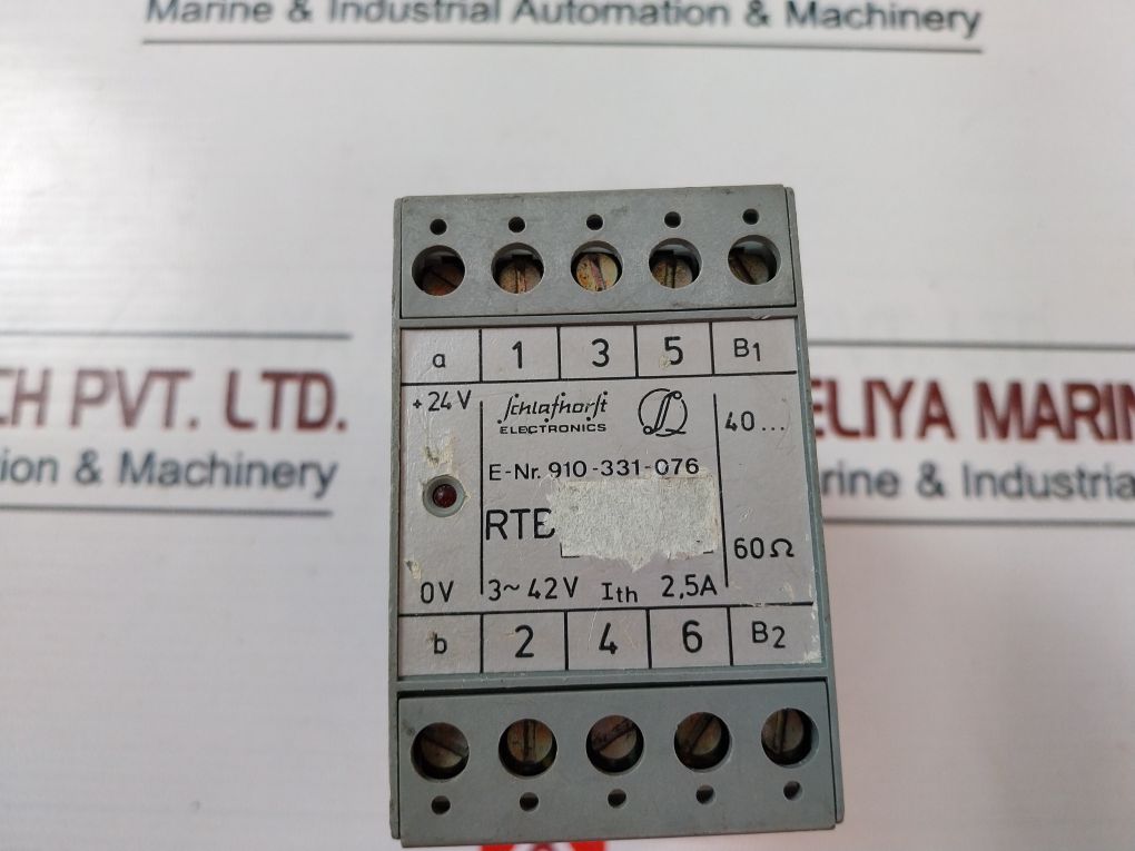 Schlafhorst Electronics Rtb Monitoring Relay 24V – Aeliya Marine