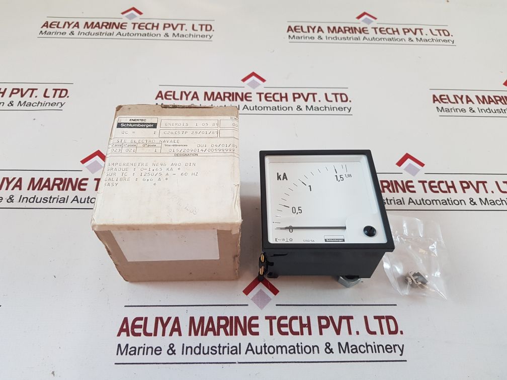 Schlumberger 0-1, 65Ka Panel Meter – Aeliya Marine