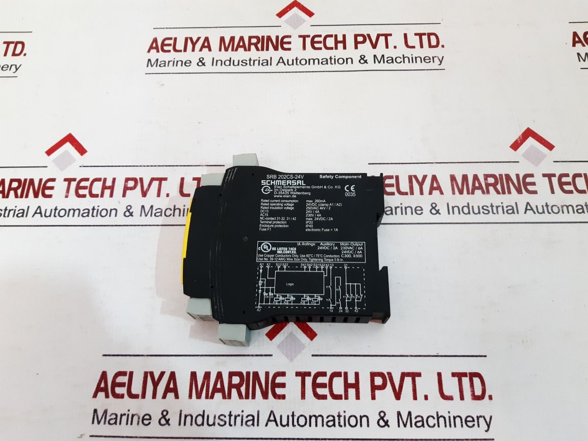 Schmersal Srb 202Cs-24V Safety Relay – Aeliya Marine