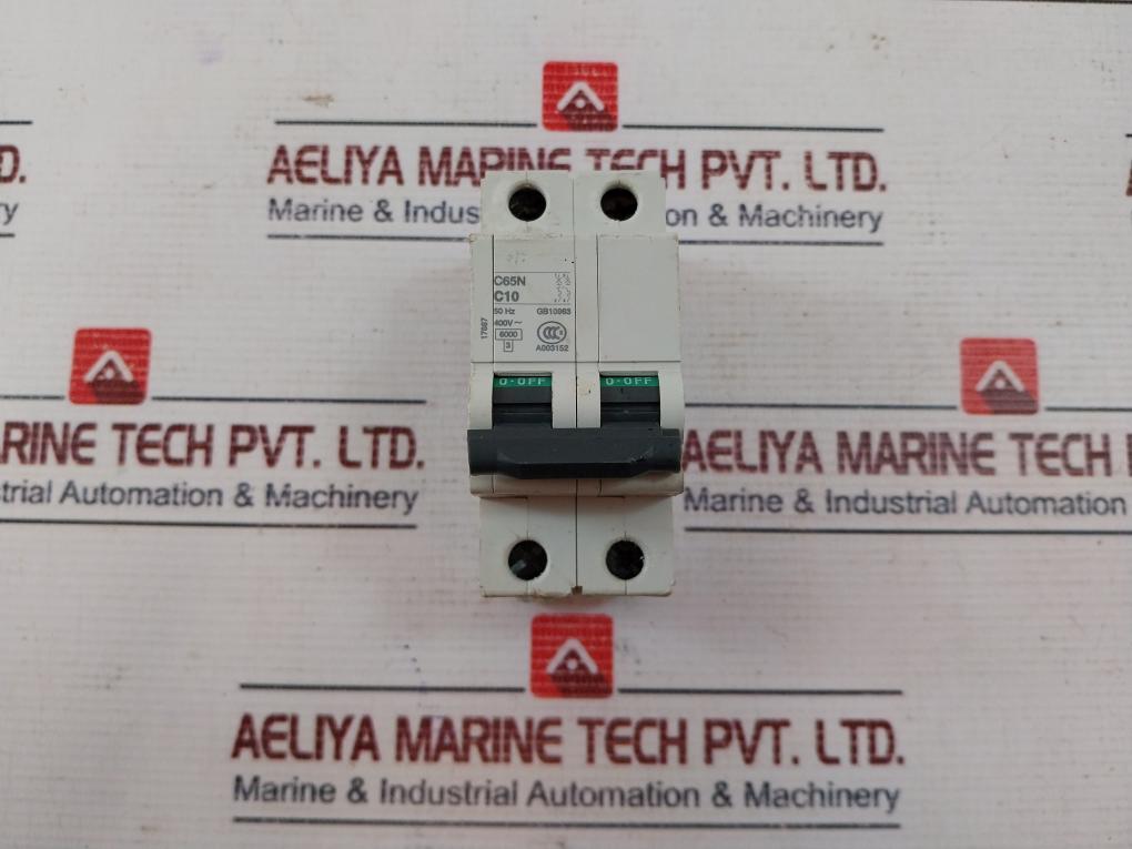 Schneider Electric C65N C10 Circuit Breaker 400V – Aeliya Marine