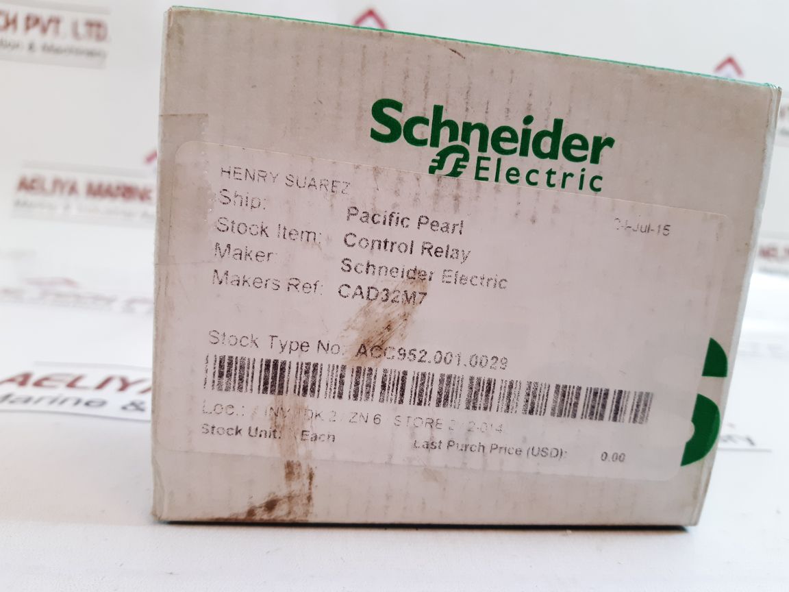 Schneider Electric Cad32 Control Relay – Aeliya Marine