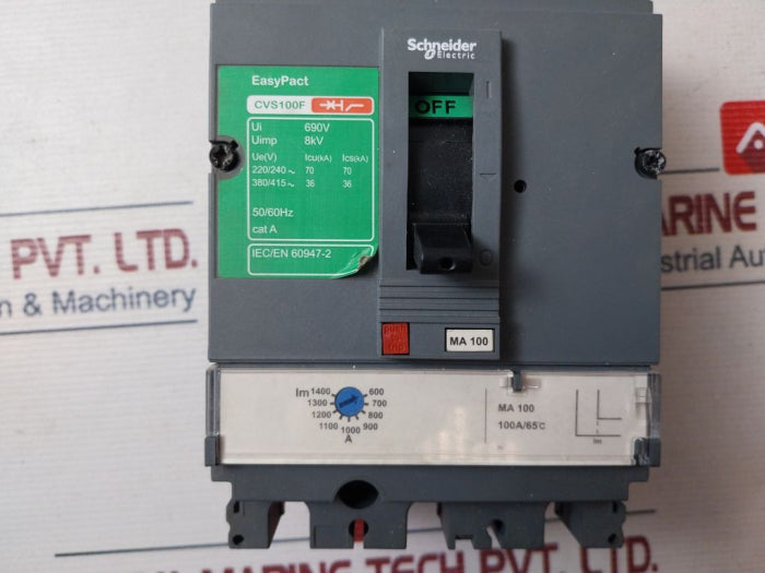 Schneider Electric Cvs100F Circuit Breaker – Aeliya Marine