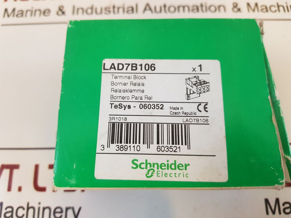 Schneider Electric Lad7B106 Terminal Block – Aeliya Marine
