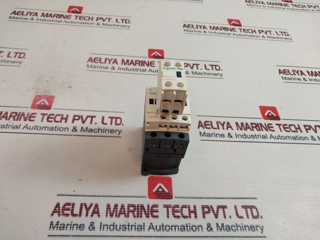 Schneider Electric Lc1D12Bd Contactor With Ladn20 Auxiliary Contact Bl ...