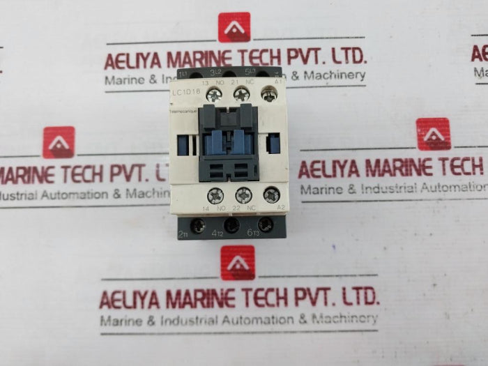 Schneider Electric Lc1D18 Contactor 50/60Hz 600V Awg 8-18 Iec/En 60947 ...
