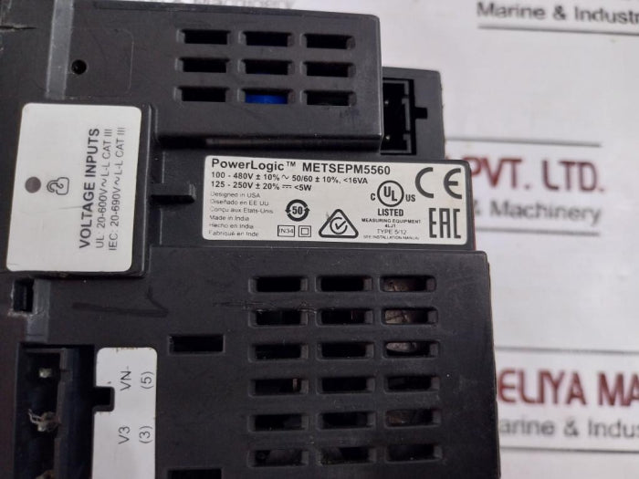 Schneider Electric Metsepm5560 2 Ethernet Power Logic Pm5500 Power Met ...