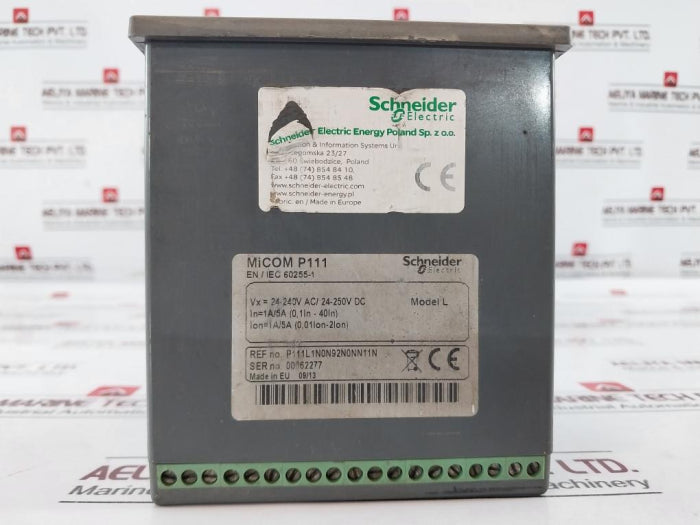 Schneider Electric Micom P111 3 Phase Overcurrent & Earth Fault Protec ...