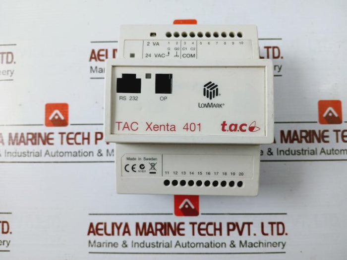 Schneider Electric Tac Xenta 401 Programmable Controller Hw 2.2 24Vac ...