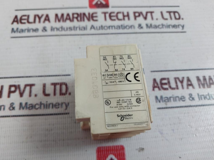 Schneider Electric/ Telemecanique Ladn31 Auxiliary Contact Block 10A ...