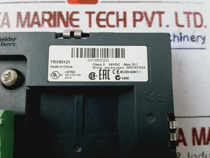 Schneider Electric Trv00121 Front Display Module Class 2,24Vdc Fdm121 ...