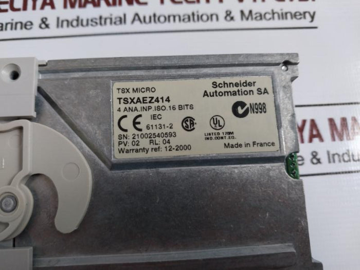 Schneider Tsxaez414 Analog Input Module 4 Analog Inputs, 16-bit Resolu – Aeliya Marine
