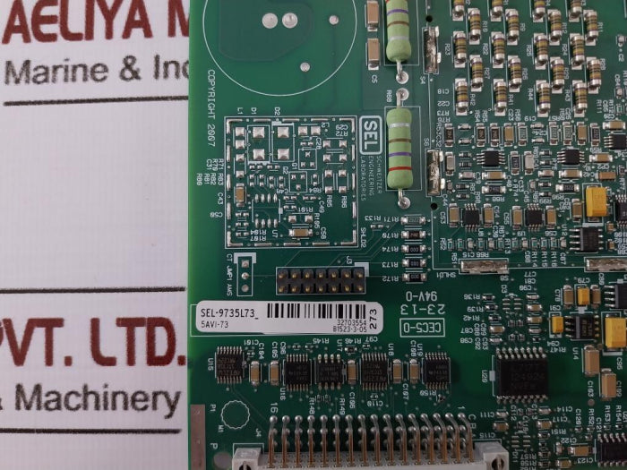 Schweitzer Engineering Laboratories 070-1523 Component Sel-9735L73 Rev ...