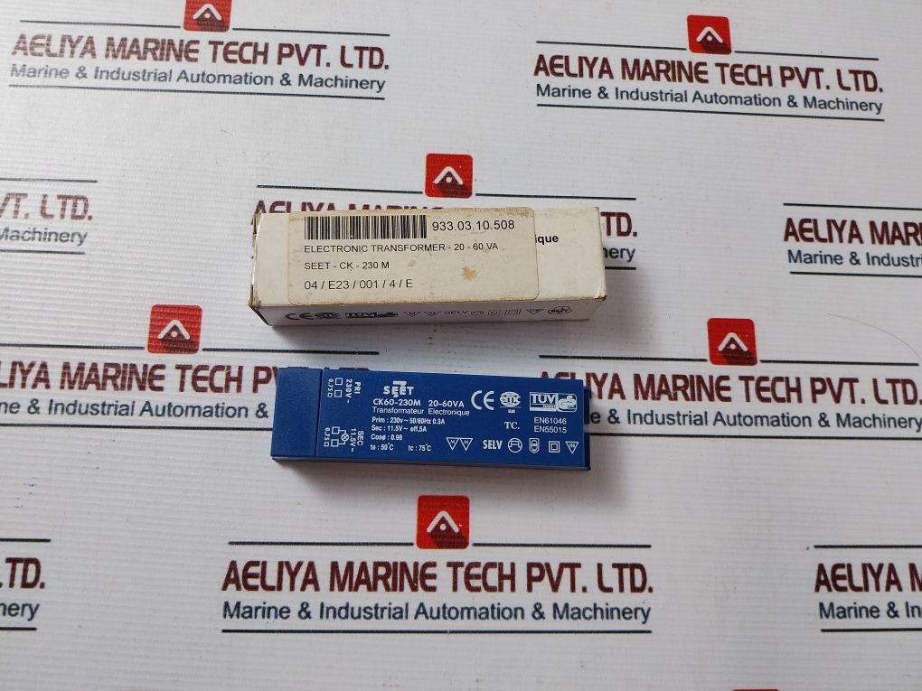 Seet Ck60-230M Electronic Transformer 230V~ 50/60Hz 0.3A – Aeliya Marine