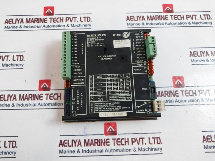 Selco M1000-29-10 Alarm Control Panel 24V – Aeliya Marine