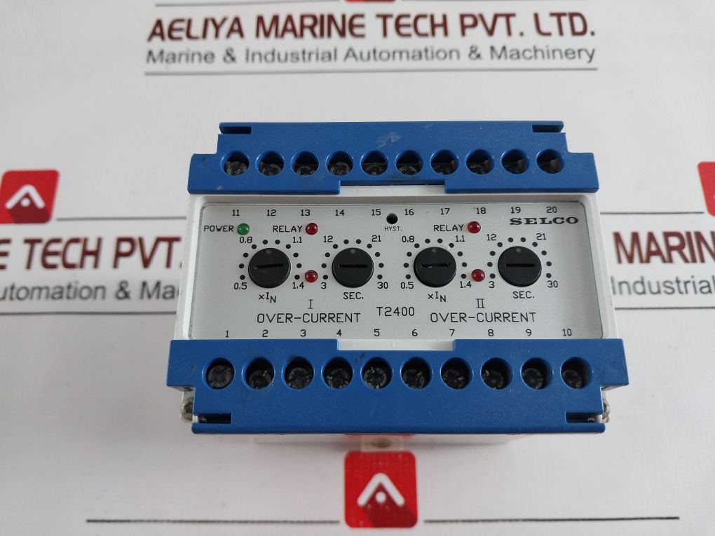 Selco T2400-13 3-Phase Over-current Relay – Aeliya Marine