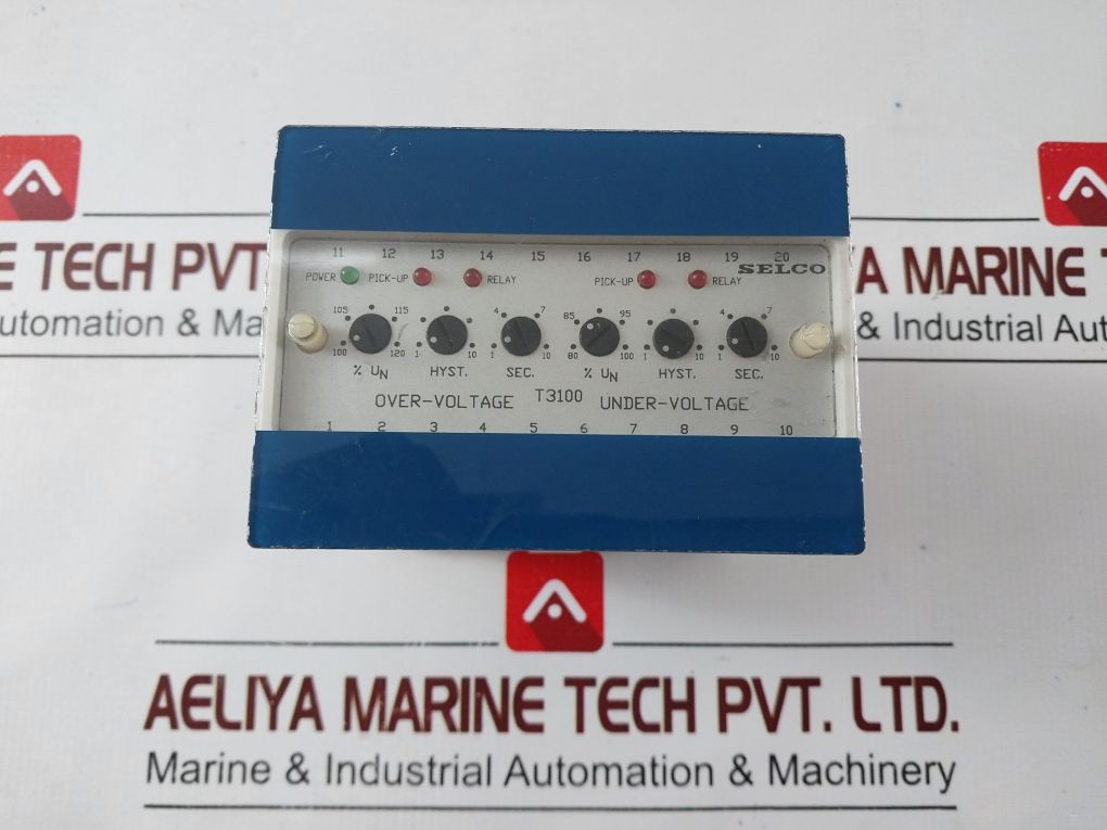 Selco T3100-00 Over-voltage Under-voltage Relay – Aeliya Marine