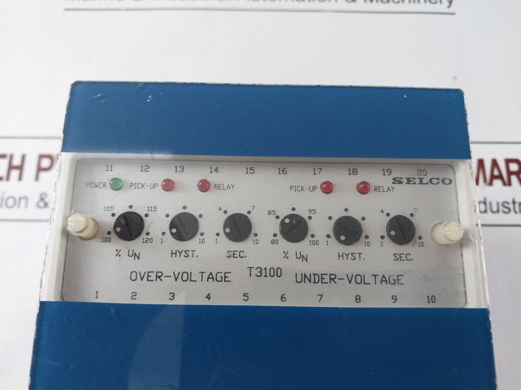 Selco T3100-00 Over-voltage Under-voltage Relay – Aeliya Marine