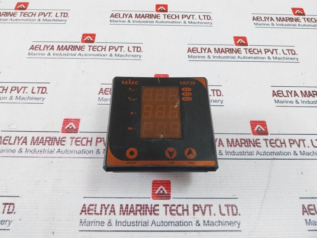 Selec Vaf39 Voltage Ampere Frequency Meter – Aeliya Marine Tech Pvt. Ltd.
