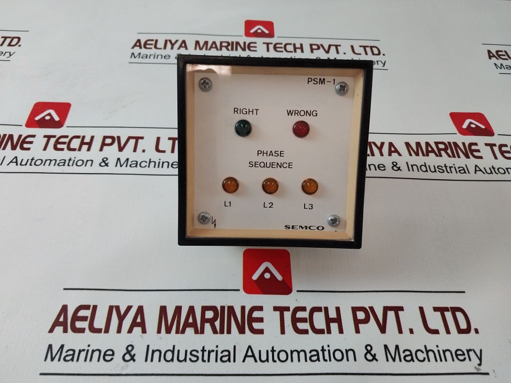 Semco Psm-1 Phase Sequence Monitor Meter – Aeliya Marine