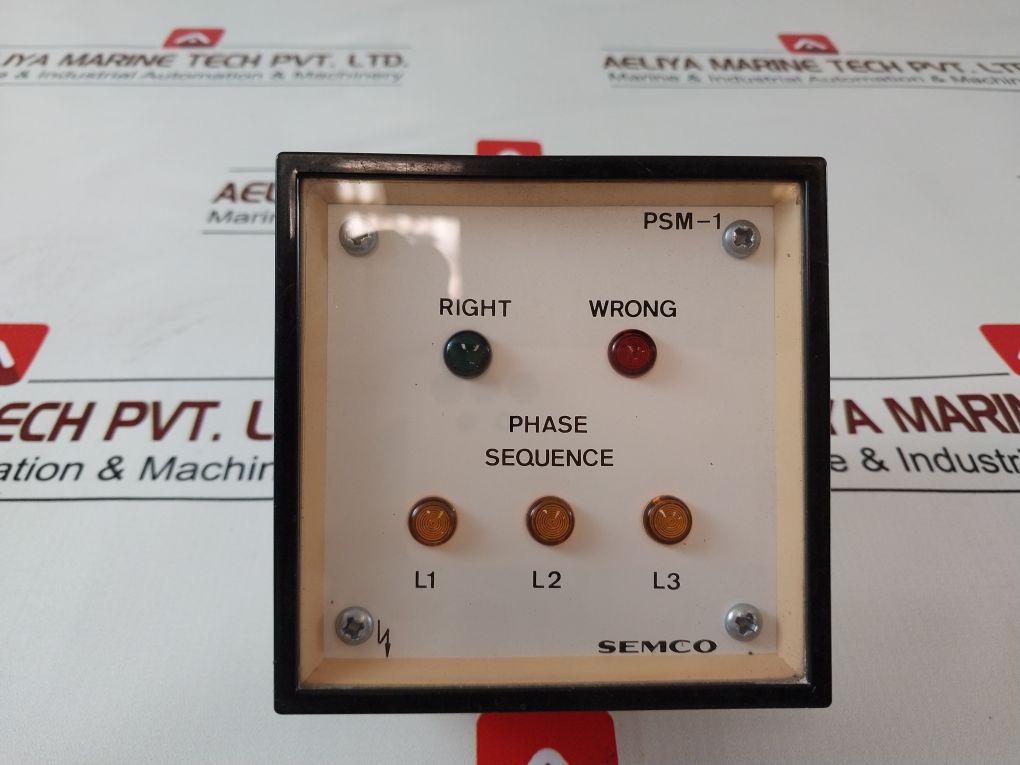 Semco Psm-1 Phase Sequence Monitor Meter – Aeliya Marine