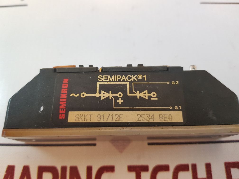 Semikron Skkt 91/12E Thyristor Diode Module – Aeliya Marine