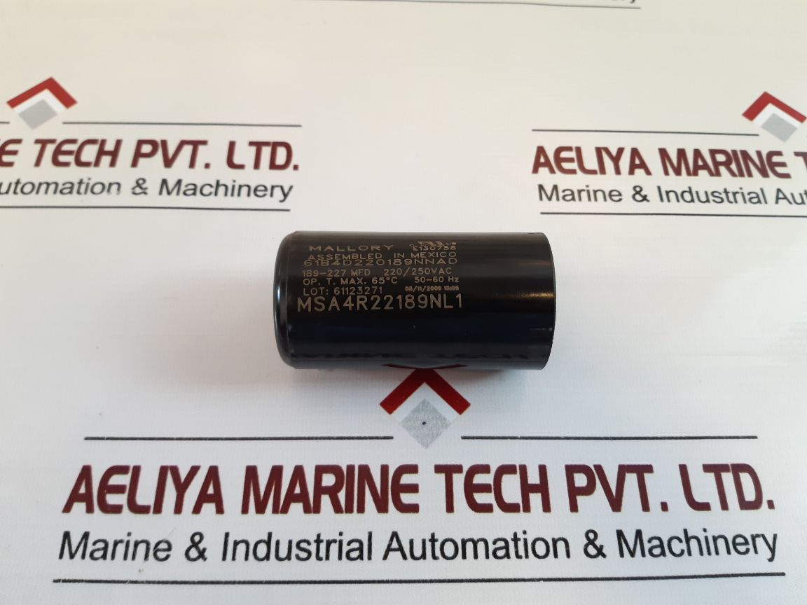 Set Of 6X Mallory 189-227 Mfd Motor Run Capacitor – Aeliya Marine