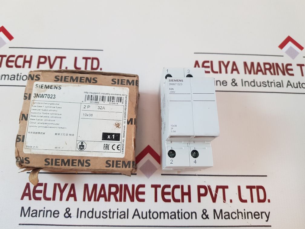 Siemens 3Nw7023 Fuse Holder 32A Free Shipping – Aeliya Marine