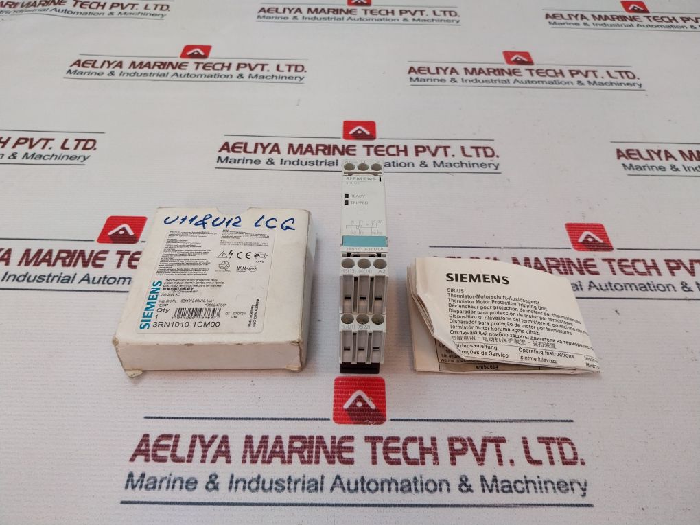 Siemens 3Rn1010-1Cm00 Thermistor Motor Protection Tripping Unit ...