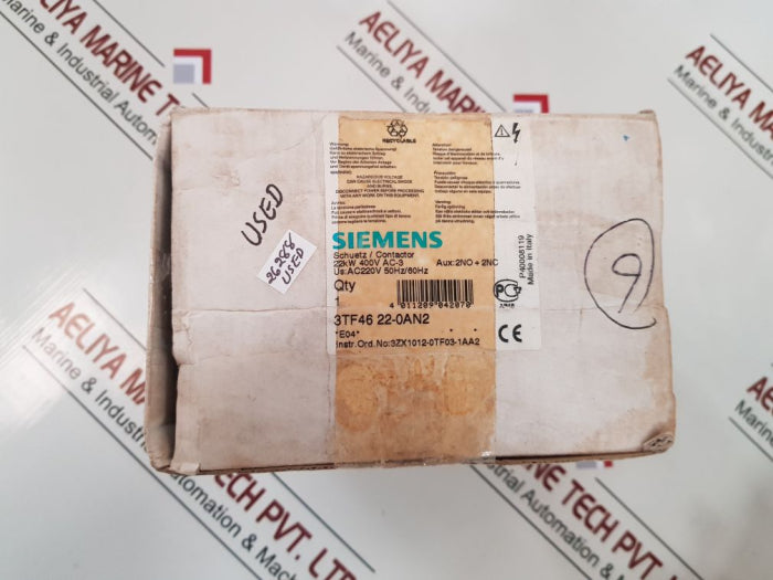Siemens 3Tf46 Contactor 600V Ac – Aeliya Marine