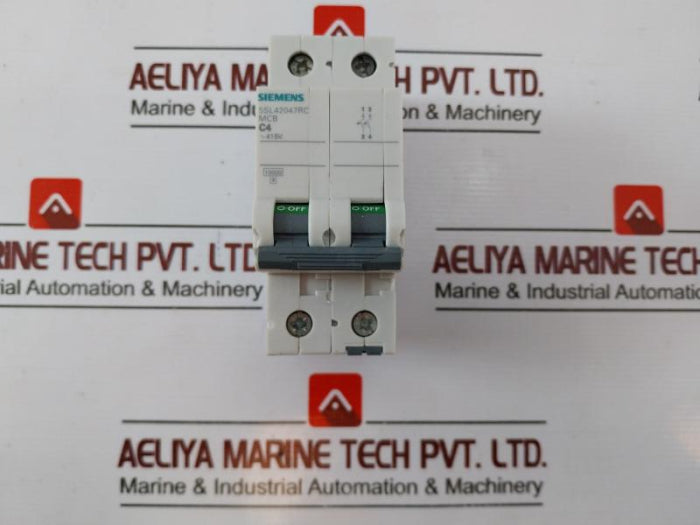 Siemens 5Sl42047Rc Miniature Circuit Breaker C4 415V 2-pole – Aeliya Marine