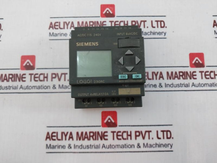 Siemens 6Ed1 052-1Fb00-0Ba6 Logic Module Logo 230Rc Ac/Dc 115â€“240V ...