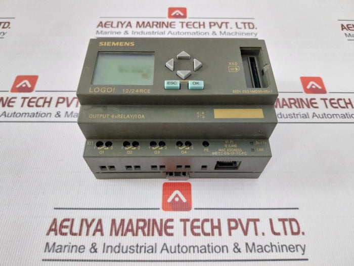 Siemens 6Ed1 052-1Md00-0Ba7 Logic Module Dc 12/24V 8Xdc B300 R300 8A 2 ...