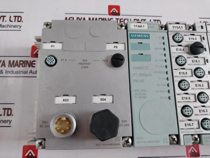 Siemens 6Es7 194-4Aj00-0Aa0 Connecting Module Et 200Pro Dc 24V – Aeliya ...