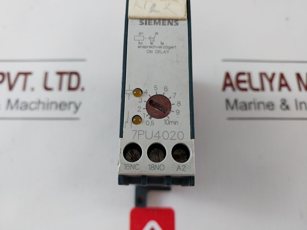 Siemens 7Pu4020-4Aj20 Solid State Time Relay – Aeliya Marine