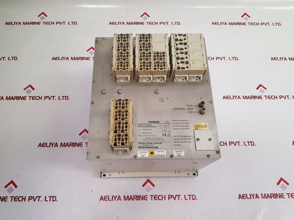 Siemens Siprotec 7Ss5231-5Ca01-1Aa1/Ff Busbar Protection – Aeliya Marine
