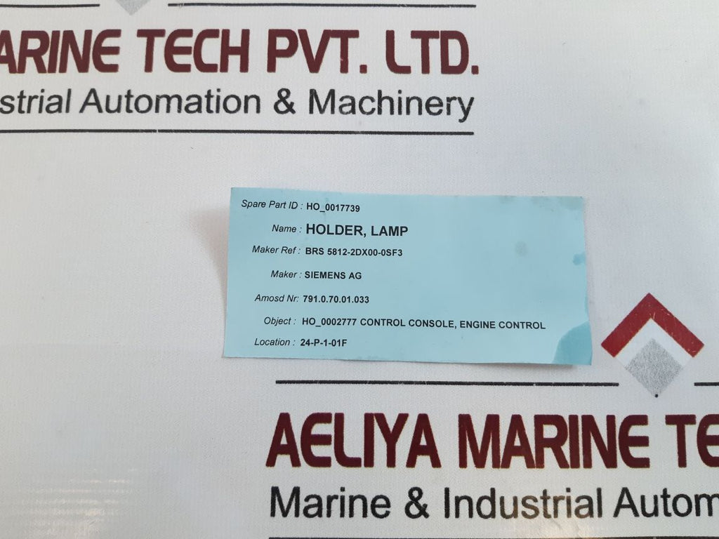 Siemens Brs 5812-2Dx00-0Sf3 Lamp – Aeliya Marine