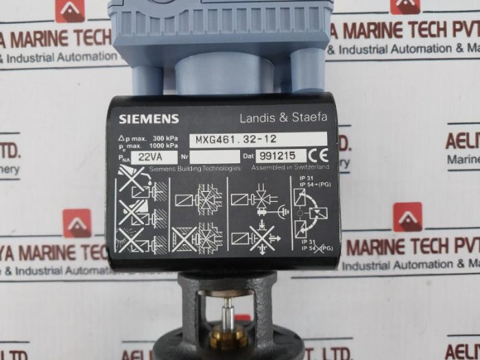 Siemens Mxg461.32-12 Modulating Control Valve W/ Magnetic Actuators, I ...