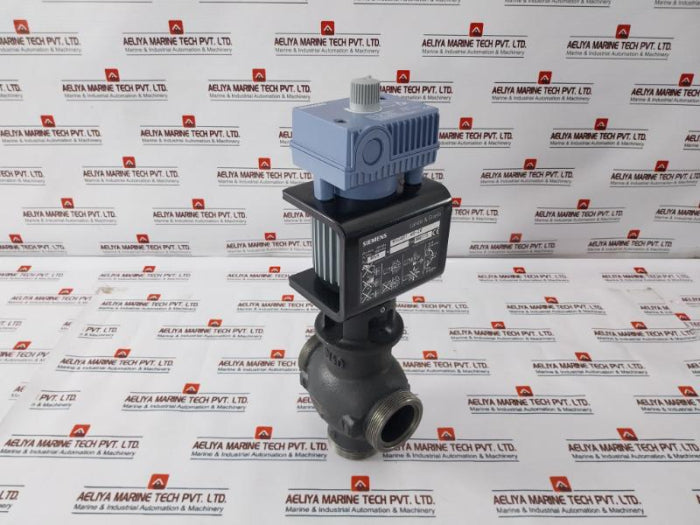Siemens Mxg461.40-20 Mixing/2-port Magnetic Control Valve W/ Fitting S ...