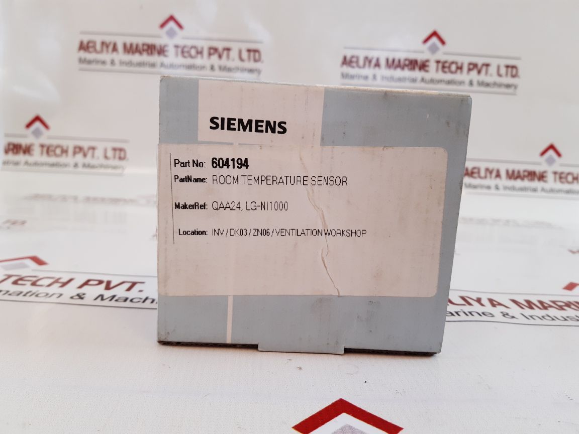 Siemens qaa24 room temperature sensor 24v max – Aeliya Marine