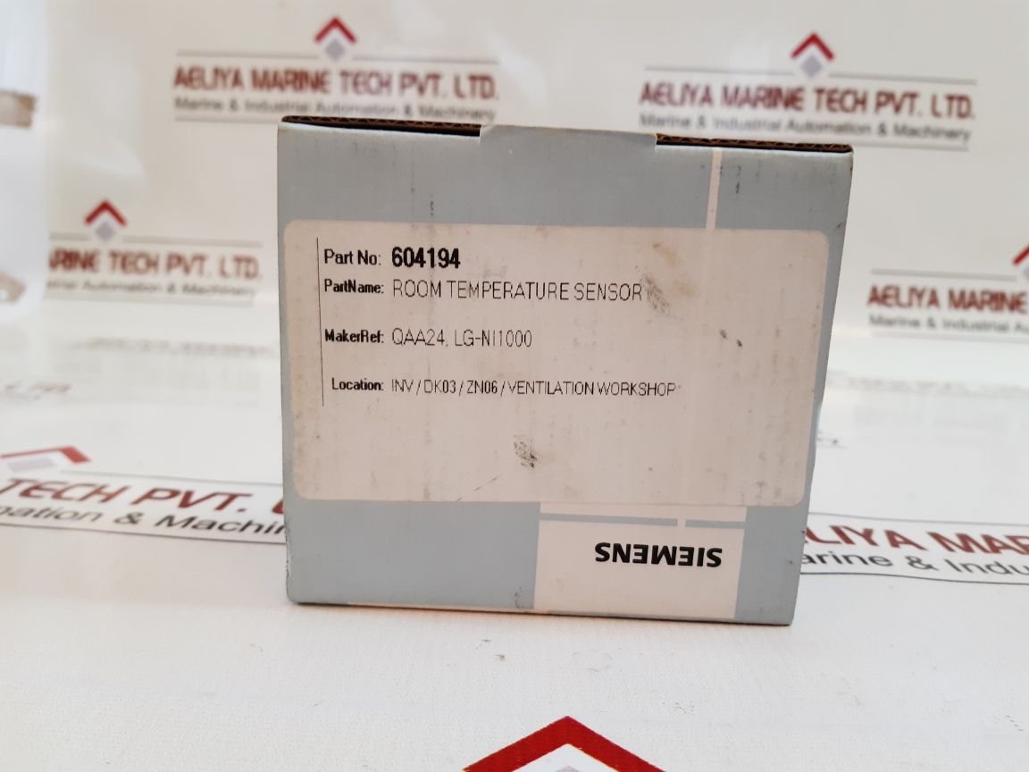 Siemens Qaa24 Room Temperature Sensor – Aeliya Marine Tech Pvt. Ltd.